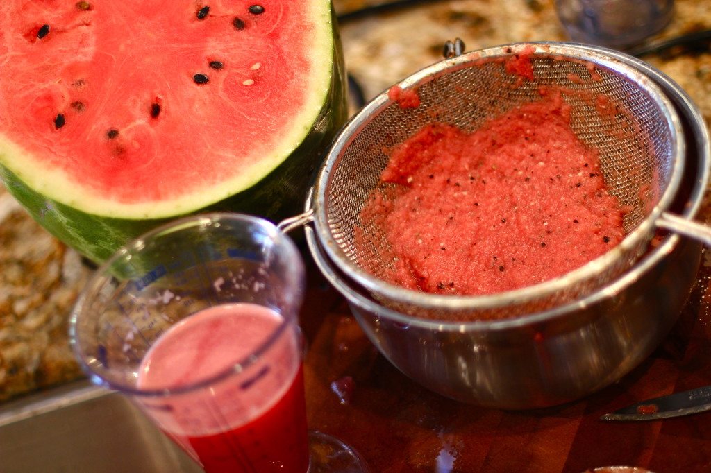 Watermelon Bread using the pulp and juice of fresh watermelon.