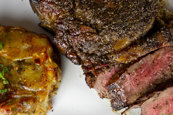 Tomahawk Ribeye is a dramatic steak presentation and an easy recipe.