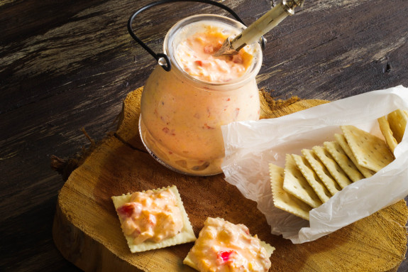 Red Pepper Pimento Cheese combines classic Southern ingredients.