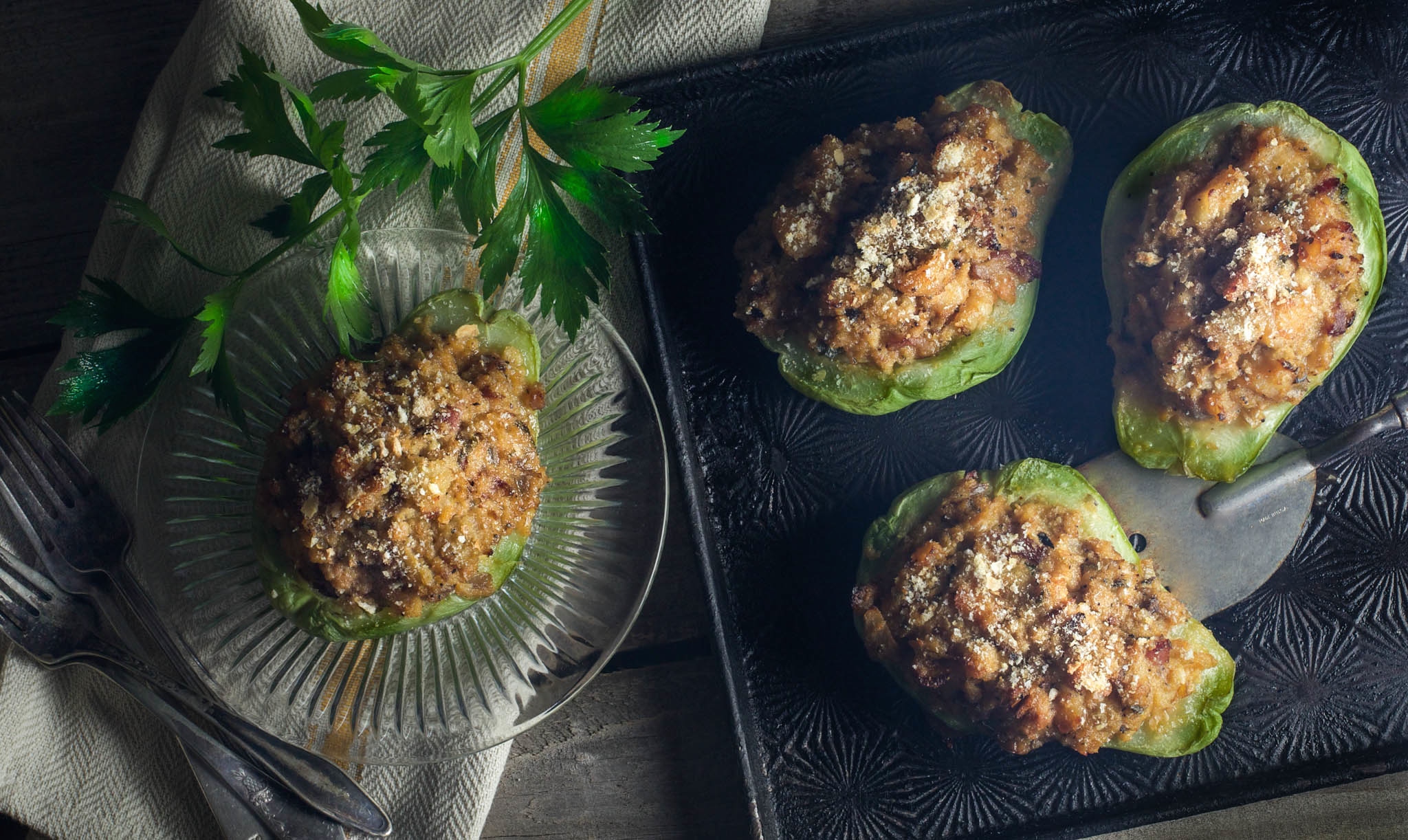 Baked Mirliton Squash with Shrimp Stuffing - Acadiana Table