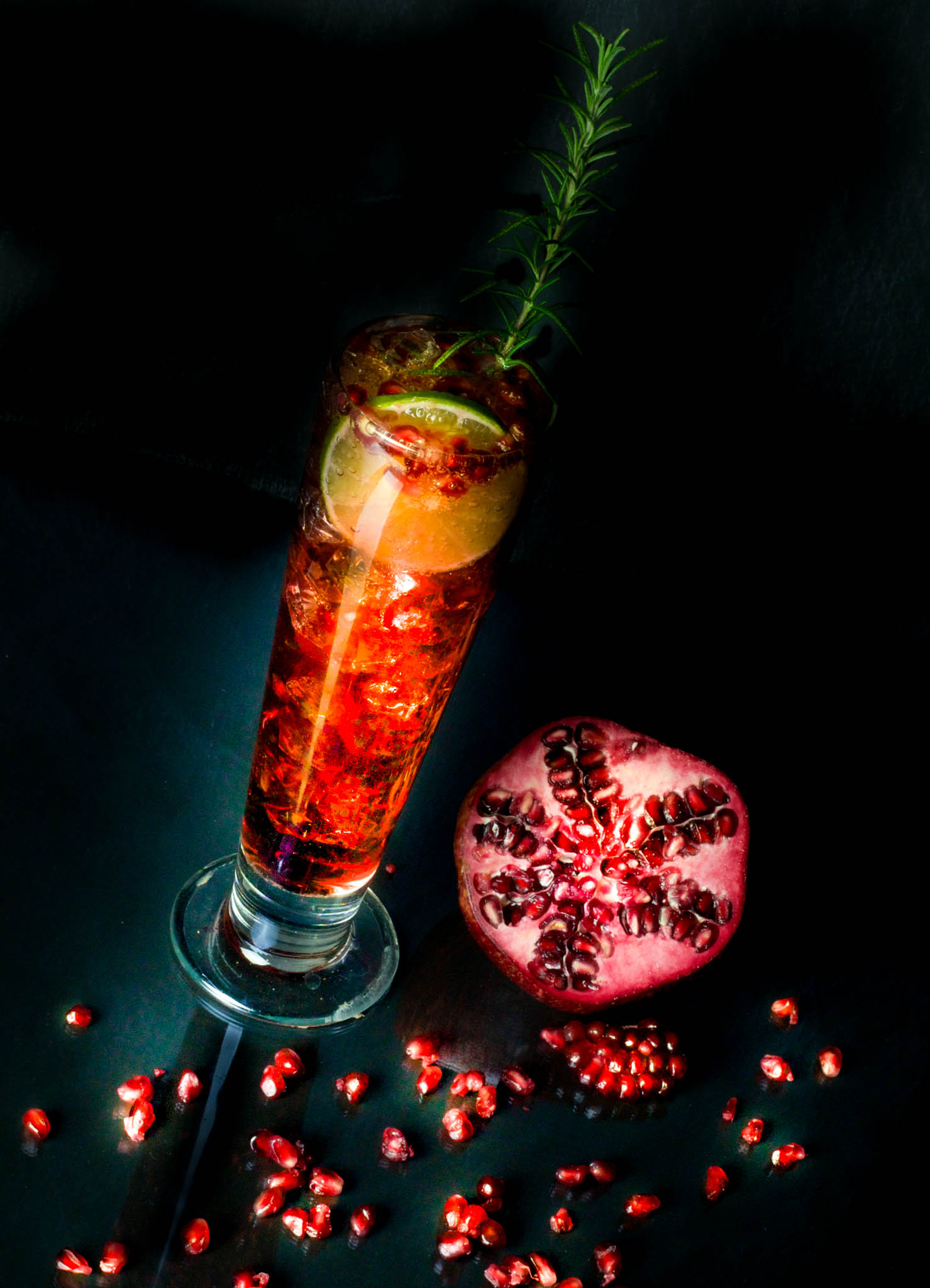 Pomegranate Spritzer is a fruity and festive holiday cocktail.