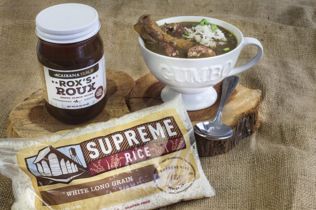 My Chicken Leg and Sausage Gumbo recipe is The Art of Gumbo.