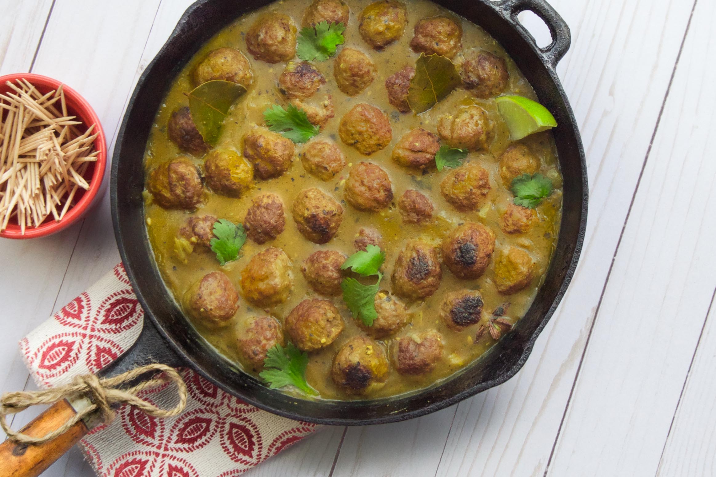 Curried Meatballs Skillet - Acadiana Table