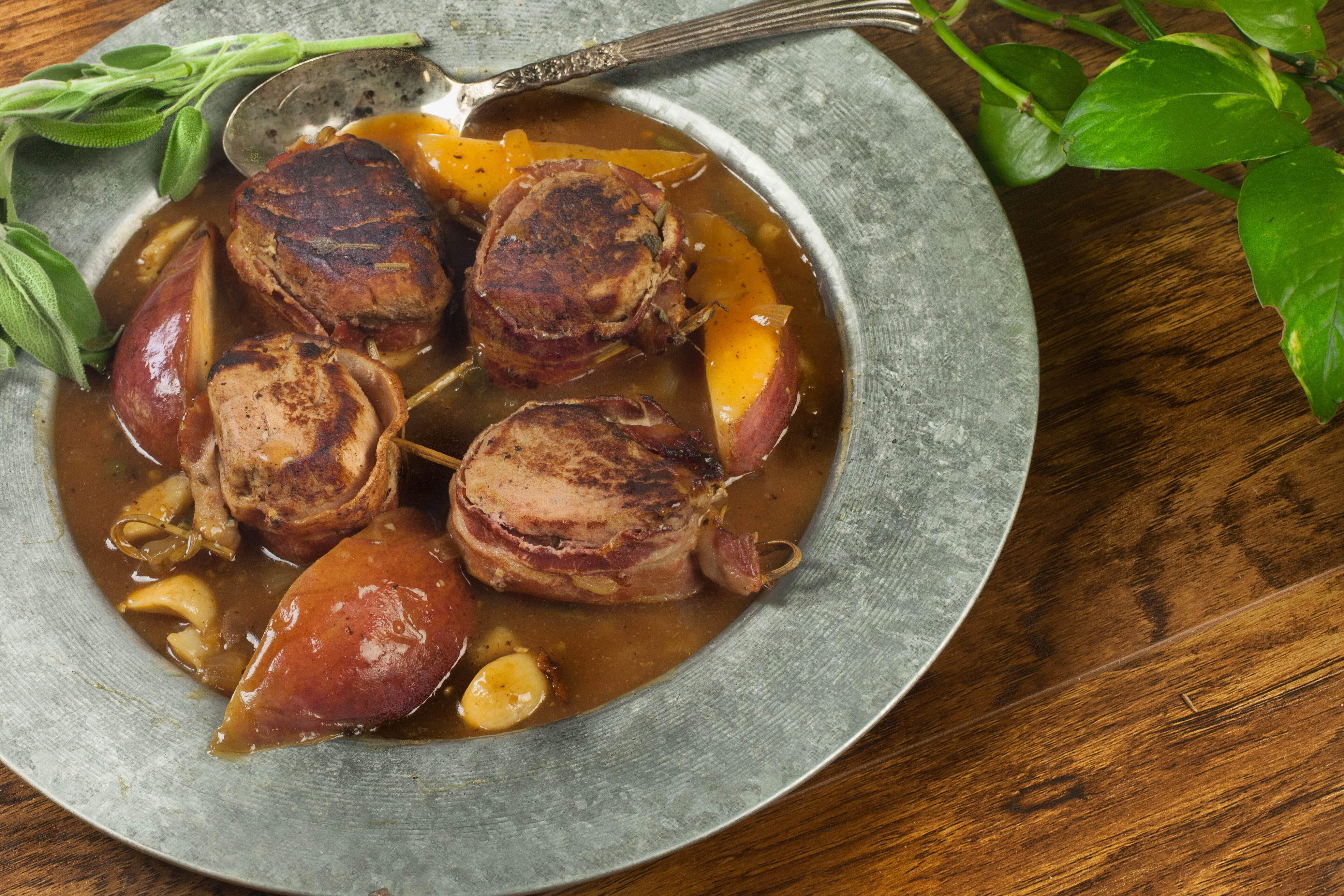 Pork Mignons with Pears - Acadiana Table